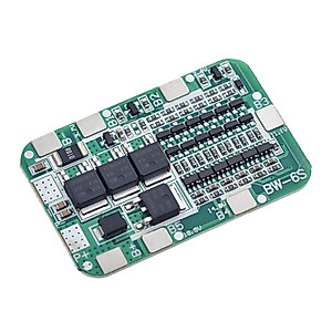 DAOKI 2PCS 6S 15A 24V Lithium Battery Protection Board 18650 Charger Module BMS PCB Protection Board for Li-ion Lithium Battery Cell with Nickel Strip