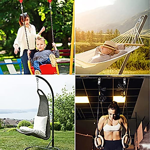 Heavy Duty Spring for Hammock Swing Chair Hanging Porch Suspension Hook,880lbs Weight Capacity
