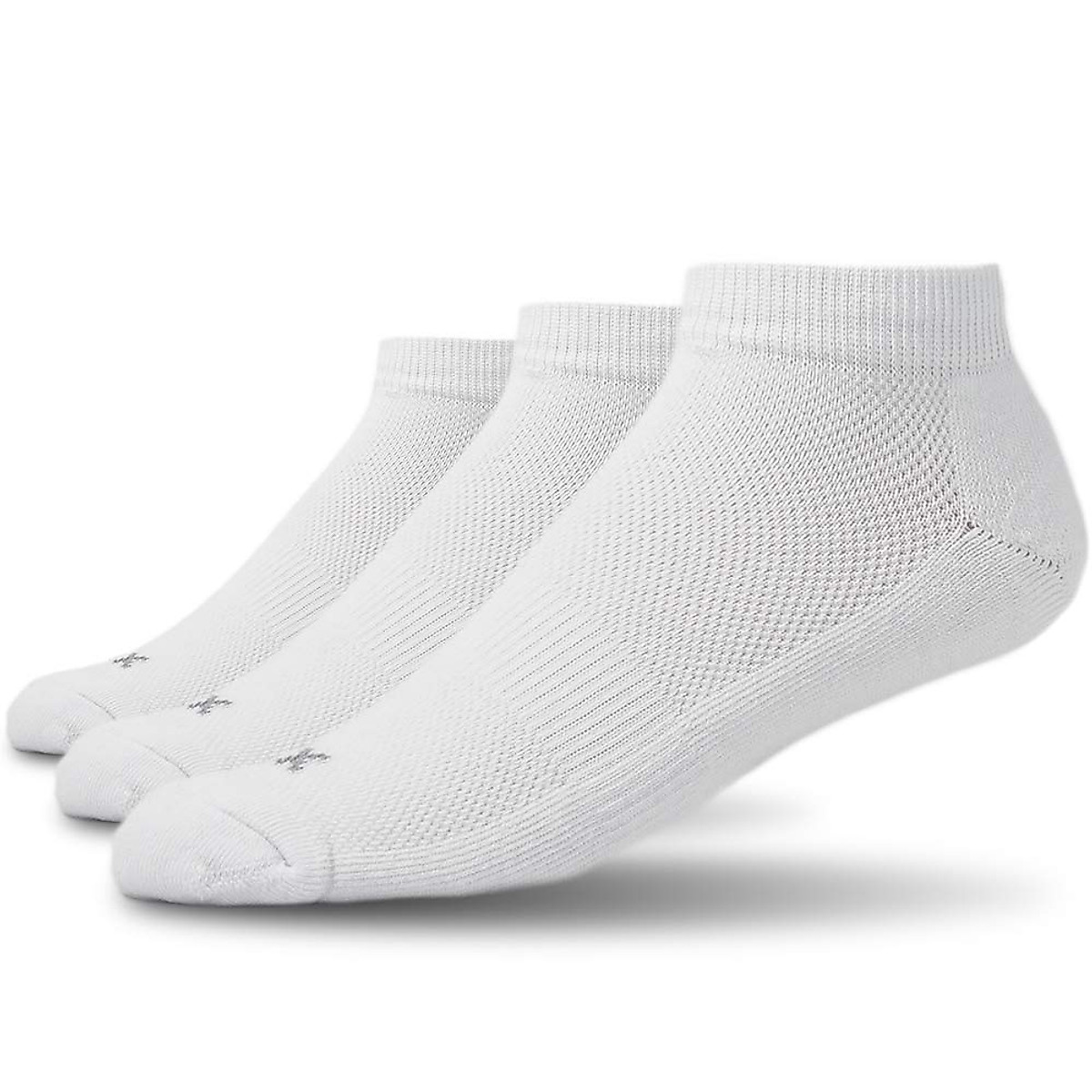 XXL No-Show Sport Socks (Men's size 15-18) (3-Pack) (white)