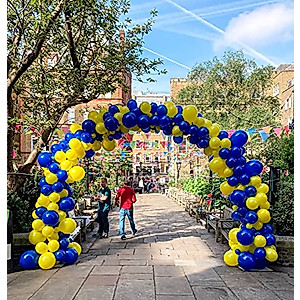 Yellow Balloons 100pcs Yellow Balloon Garland Arch Kit 5/10/12/18 Inch Different Sizes Yellow Matte Latex Balloon for Sunflower Balloons Arch Honey Bee Baby Shower Birthday Party Wedding Decorations