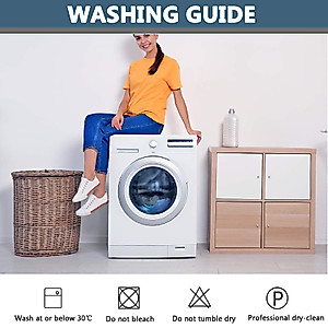 OQHAIR Stretch Jacquard Sofa Cover 3 Seater 1 Piece Willow Couch Cover for 3 Cushion Couch for Living Room Pets Furniture Protector Sofa Covers -Blue-4 Seater