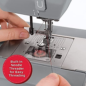 SINGER Heavy Duty Sewing Machine With Included Accessory Kit, 110 Stitch Applications 4432, Perfect For Beginners, Gray