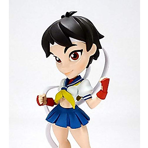 Cryptozoic Street Fighter Knockouts Series 1: Sakura Vinyl Figure, 7.5 inches