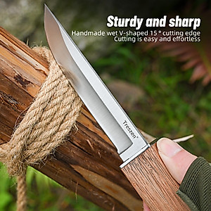 Double Knife Set, Flexible Cooking Knife for Peeling, Slicing, Trimming, etc., Precision Close Knife, High Carbon Stainless Steel Blades, Kitchen Knives, Yellow