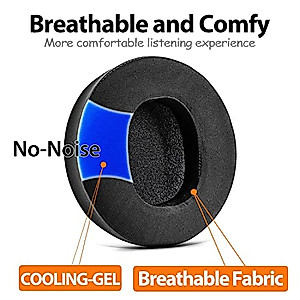 Earpads Compatible with LS31 LS41 LS35X LS50X Headset with Microphone Foam I Replacement Ear Cushion (Cooling Gel Fabric)