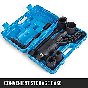 Mophorn 1:58 Torque Multiplier Wrench 5800 NM Lug Nut Wrench Set Lugnut Remover with Case Labor Saving Wrench Tool Heavy Duty Torque Multiplier Tool for Truck Trailer RV