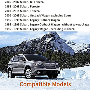 Oyviny 4 Way Trailer Wiring Harness 55370 for 1998-2008 Subaru Forester/2000-2009 Outback/2008-2014 Tribeca/2006-2007 B9 Tribeca/1996-1999 Legacy/2004 Impreza WRX Wagon