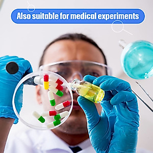 200 Pack Sterile Plastic Petri Dishes with Lids 90mm Dia x 15mm Deep Clear Thick Science Dish Lab Cell Culture Dishes for Lab Science Experiment Lab Analysis Equipment Projects Supplies