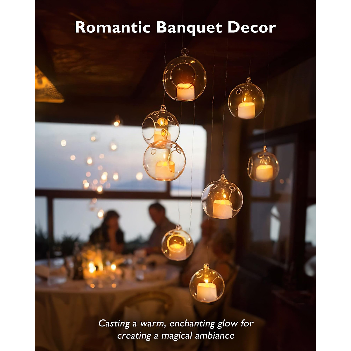 Homemory 24-Pack Flameless LED Tea Lights Candles Battery Operated, 200+Hour Fake Electric Candles TeaLights for Votive, Aniversary, Wedding Centerpiece Table Decor, Funeral, Halloween, Christmas