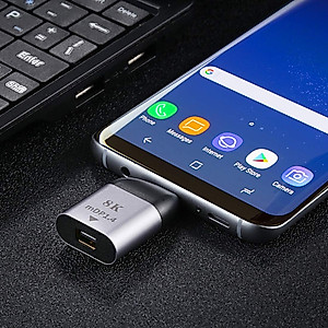 LUNCA 4 in 1 Type-C/USB-C to HDMI + AUX + USB + PD Type-C/USB-C HUB Adapter Multifunction HD Dock Easy to use