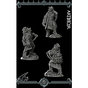 Human Artificer | Artificer | Miniature for Tabletop Games Like D&D and War Gaming Medium (Normal Size)
