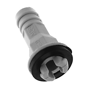 DGZZI Drain Straight Connector 2PCS 3/5 Inch 15mm AC Drain Hose Connector Straight Fitting with Rubber Ring for Window Air Conditioner and Mini Split Units