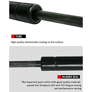 YUANTUO 28" 300Lb Gas Struts Spring Shocks, 1335N Lift Support for Super Heavy-Duty Sled Trailer Tonneau Cover Trap Door Murphy Bed Truck Cover, SF280M300