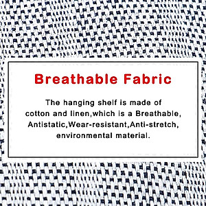 Dearjana 4 Tier Handbag Purse Organizer with Dustproof Cover, Foldable Hanging Closet Wardrobe Storage Shelves Closet Storage System for Living Room Bedroom Home Use, Brown