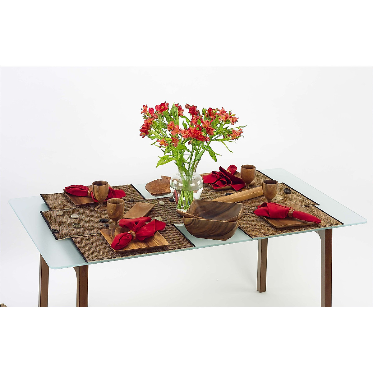 PACIFIC MERCHANTS, PACIFIC MERCHANTS ACACIAWARE Acacia Pacific Merchants Acaciaware 16.5-by 5.5-Inch Wood Oval Baguette Serving Tray