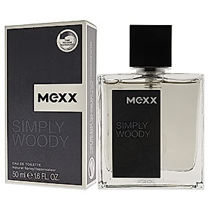 Mexx Simply Woody Eau de Toilette Spray, 1.6 Fl Oz