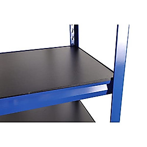 Pro-LifT Garage Storage Shelves - Heavy Duty 5-Tier Adjustable Metal Wire Shelving Units with 4000 lbs Total Capacity for Garage Basement Racking Organization - 72" H X 48" W X 18" D