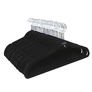 FURINNO Suit Hanger, Pack of 50, Black