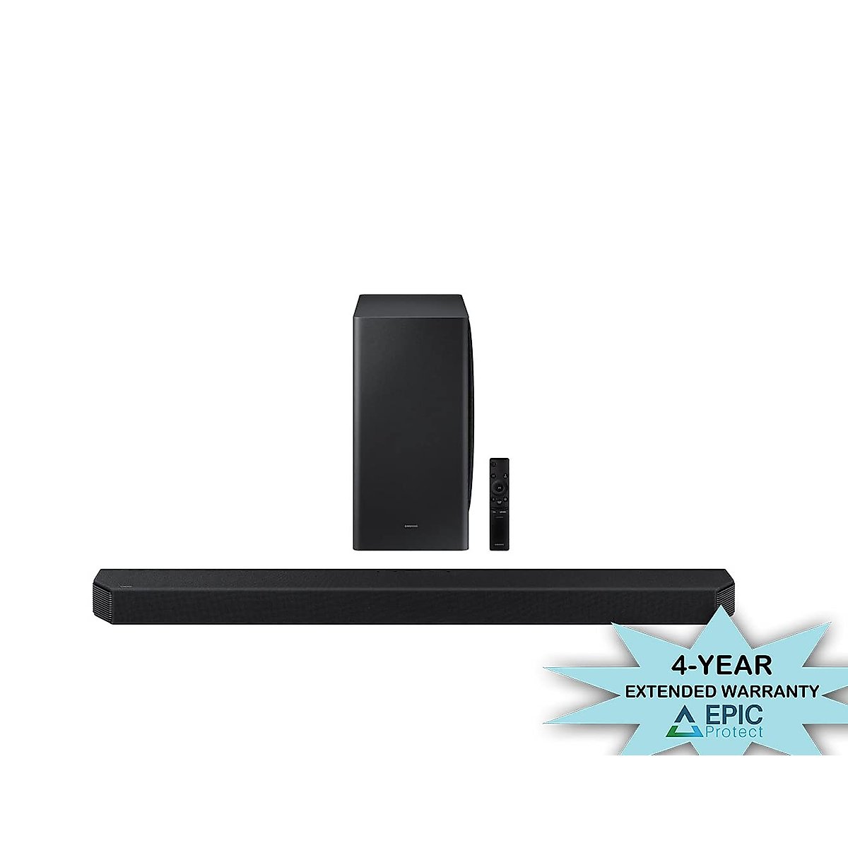 SAMSUNG HW-Q900A 7.1.2 Channel Dolby Soundbar and Subwoofer with an Additional 4 Year Coverage (2021) (Refurbished)(USED)