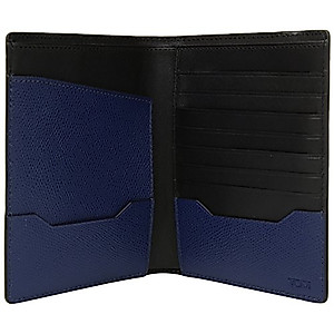 TUMI - Province Passport Case Holder - Wallet for Men and Women - Blue