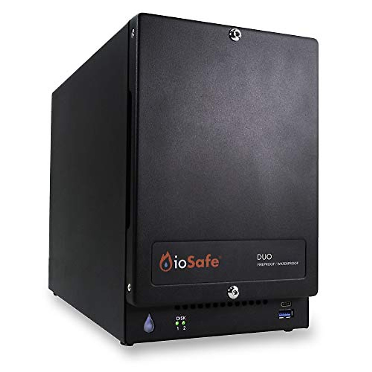 ioSafe Duo RAID 1 USB 3.2 Fireproof/Waterproof Desktop Hard Drive (Diskless (0TB))