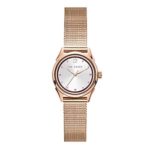 Ted Baker LUCHIAA Women's Rose Gold Stainless Steel Mesh Band Watch (Model: BKPLUF905)