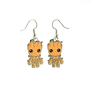 Anime Cartoon Superhero Stud Earrings Gifts for woman