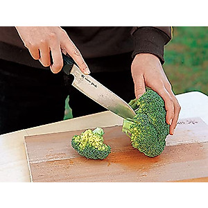 Snow Peak Field Kitchen Santoku Knife - Durable & Light Kitchen Utensil - Steel & Rubber - 9.3 oz