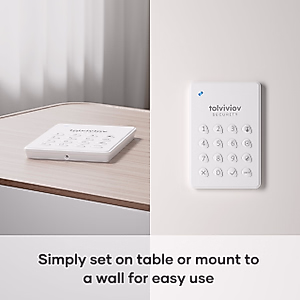 tolviviov Keypad - Compatible with tolviviov Home Alarm System-HUB Needed