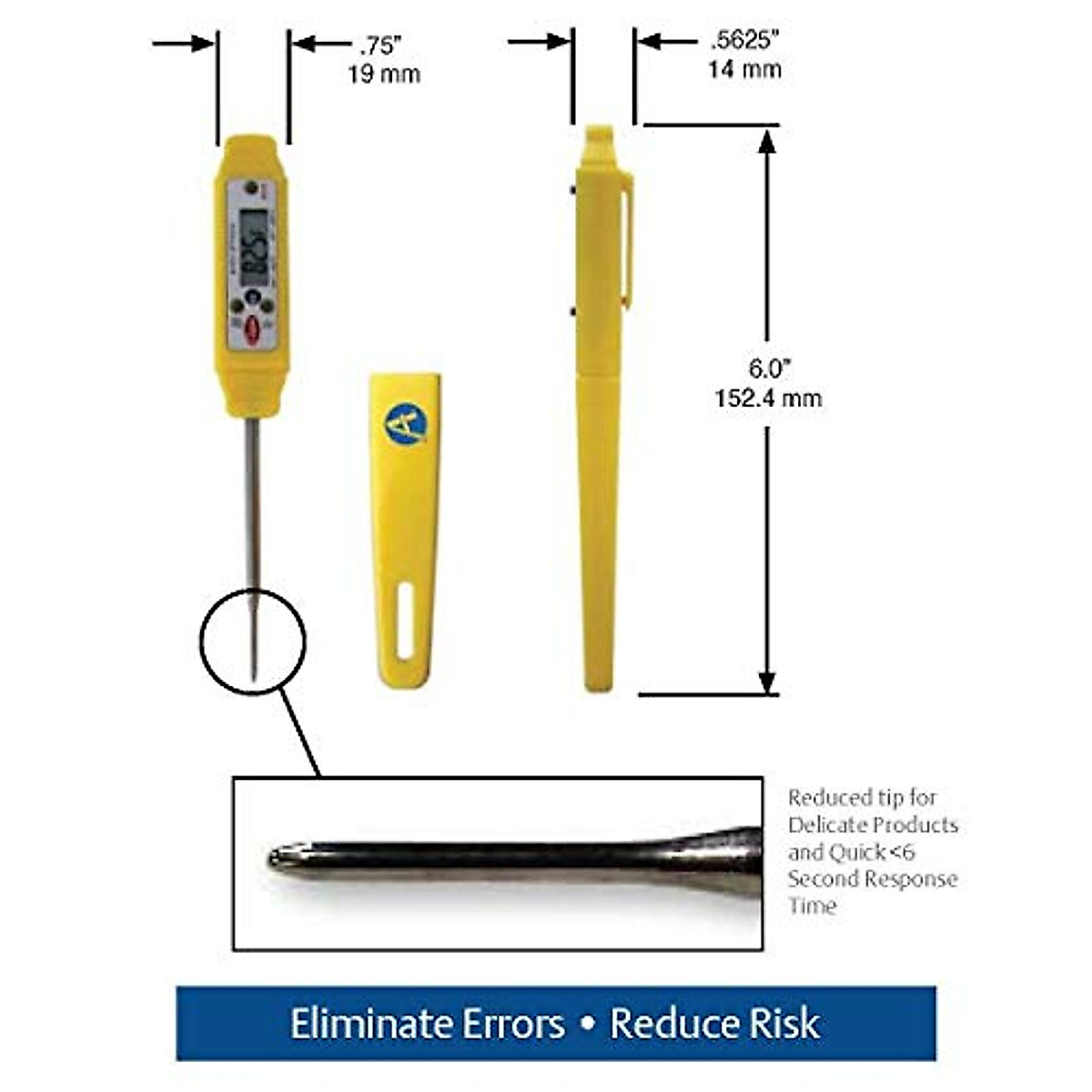 Cooper Atkins DPP400W-0-8 Digital Pocket Test Waterproof Part