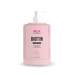 Bella All Natural Biotin Conditioner for Hair Growth - Thickening, Deep Moisturizer, Anti-Frizz