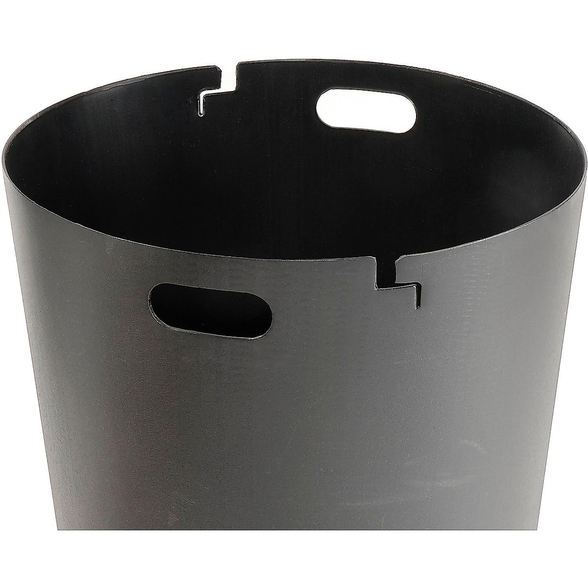 Global Industrial 36 Gallon Outdoor Metal Waste Receptacle, Black