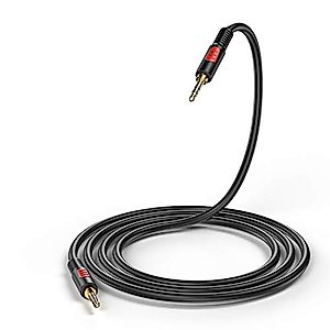 3.5mm Male to Male Audio Aux Cable 25ft, AUX Cable for Beats Headphones, iPods, iPhones, iPads, Home/Car Stereos and More