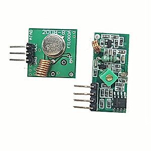 HiLetgo 315Mhz RF Transmitter and Receiver Module link kit for Arduino/ARM/MCU/Raspberry pi