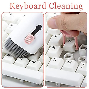 walrfid Laptop Keyboard Earbud Screen Cleaner Sprayer Kit for Airpods Pro MacBook iPad iPhone iPod, Electronics Airpod Cleaning Pen Brush Tool for PC TV Phone Computer - 5ml Screens Cleaners Spray