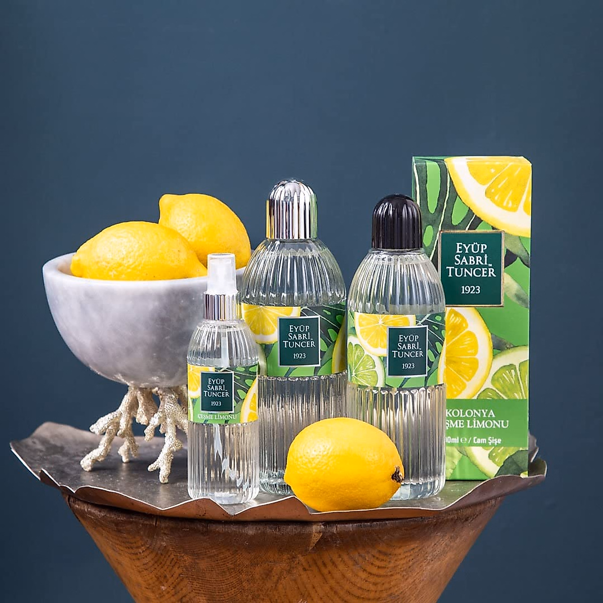 Eyup Sabri Tuncer-EST1923-Eau De Cologne Series (Classic Lemon, 50ml Plastic Bottle)