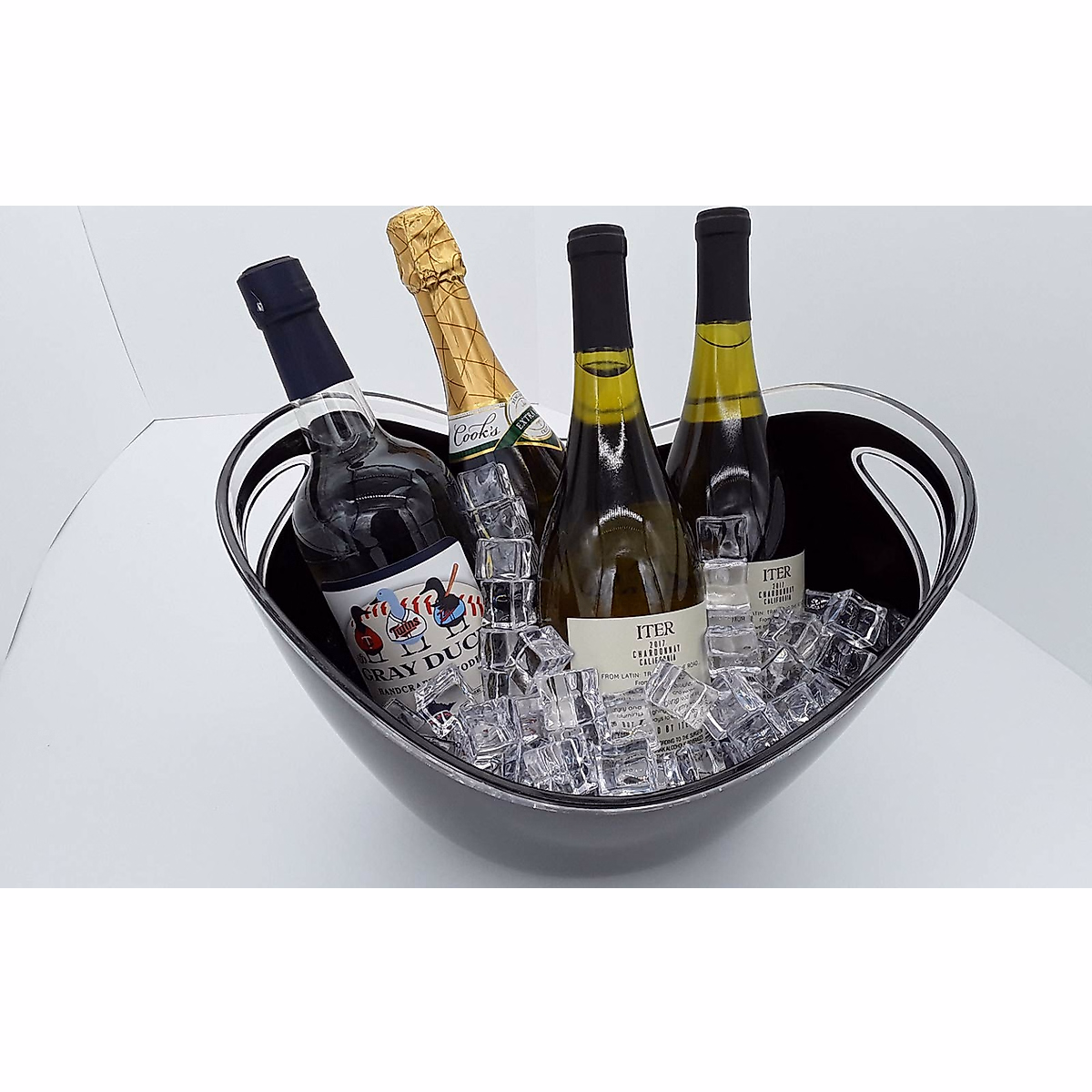 IMC Plastic Ice Bucket, Large, Black