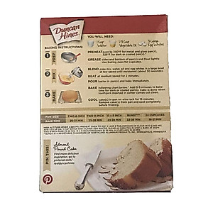 Duncan Hines Classic White Cake Mix (2 pack), 15.25oz