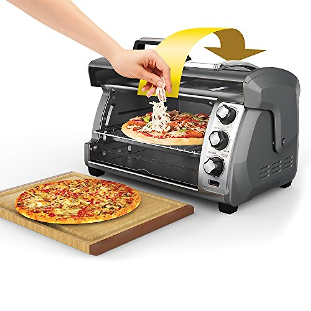 Hamilton Beach (31126) Toaster Oven, Convection Oven, Easy Reach,Silver