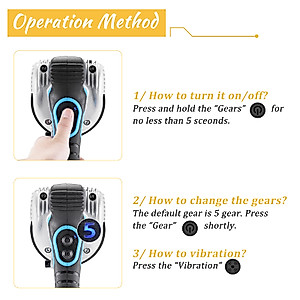 YJINGRUI Tile Vibrator 10000mAh 18000r/min 6 Gears, Hand-held Tile Tiling Machine Tile Tiler Upgrade Lock Button Li-On Rechargeable