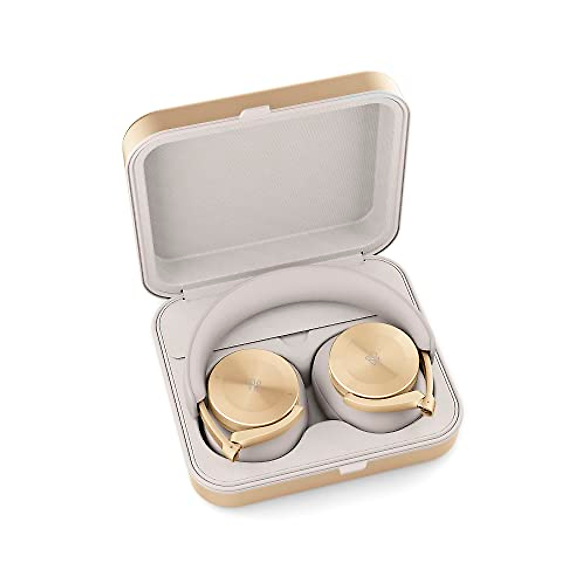 Bang & Olufsen Beoplay H95 Premium Comfortable Wireless Active Noise Cancelling (ANC) Over-Ear Headphones with Protective Carrying Case, Gold Tone (Renewed Premium)