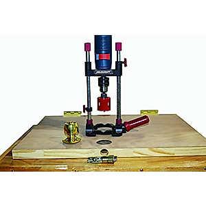 Milescraft 1368 DrillMate Portable Drill Guide - NO CHUCK. Must have 43mm Diameter Collar International Style Drills. Multi-Angle Drilling with Control Spring. NOT FOR MOST DRILLS|Black