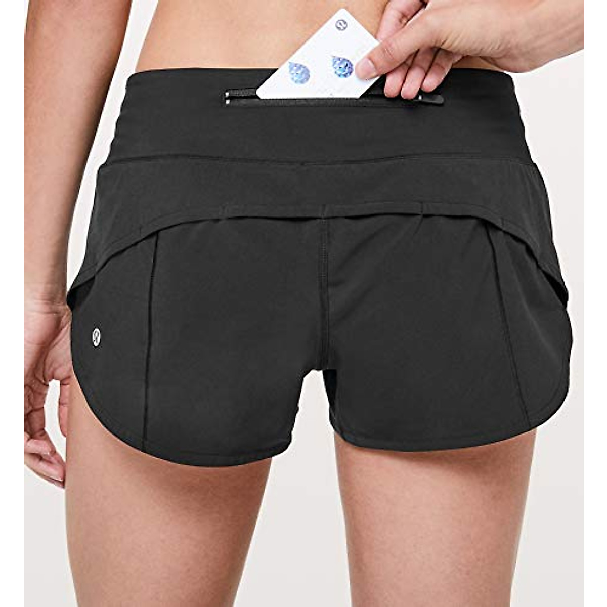 Lululemon Run Speed Up Short (Black, 4)