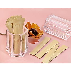 ONLYKXY 2pcs Clear Acrylic Toothpick Holder Elegant Clean For Home Kitchen Storage Gadgets Creative Portable Toothpick Box (Rhombu)