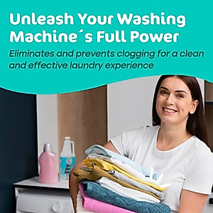 Sunny & Honey Liquid Washing Machine Cleaner & Deodorizer - Top & Front Load Washer Cleaner - 32 fl oz Washing Machine Deodorizer