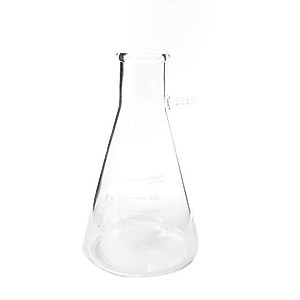 American Educational Clear Borosilicate Glass 1000mL Bomex Filtering Flask