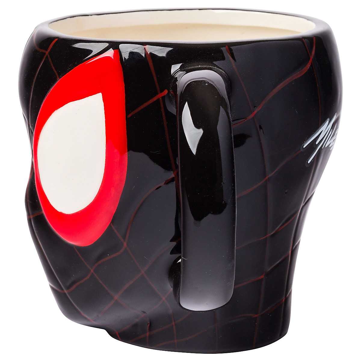 Silver Buffalo Spider-Man Miles Turn 3D Sculpted Ceramic Coffee Mug, 20 Ounces