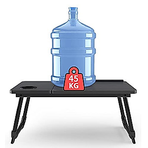 Laptop Desk for Bed,Asltoy Laptop Bed Tray Table,Foldable Lap Desk Stand Notebook Desk Adjustable Laptop Table for Bed Portable Notebook Bed Tray Lap Tablet with Cup Holder