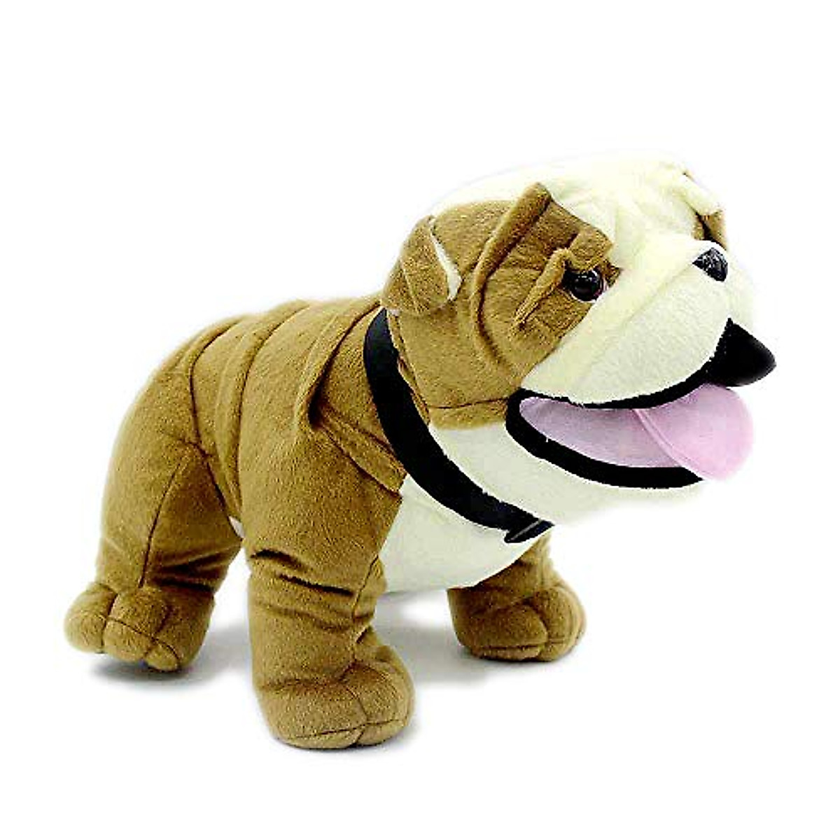 VACHICHI Cute Stuffed Animal Bulldog Teddy 12 Inch Lifelike Plush Toy Puppy, 12" English Bulldog