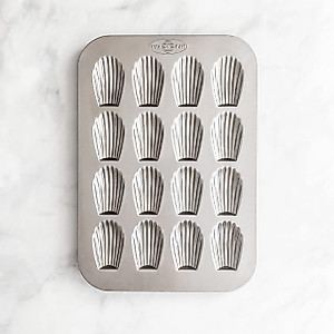 USA Pan Bakeware Madeleine Pan, 16-Well, Aluminized Steel